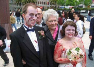 What A Lovely Dead Couple : Wedding Unveils – Funny Wedding Photos